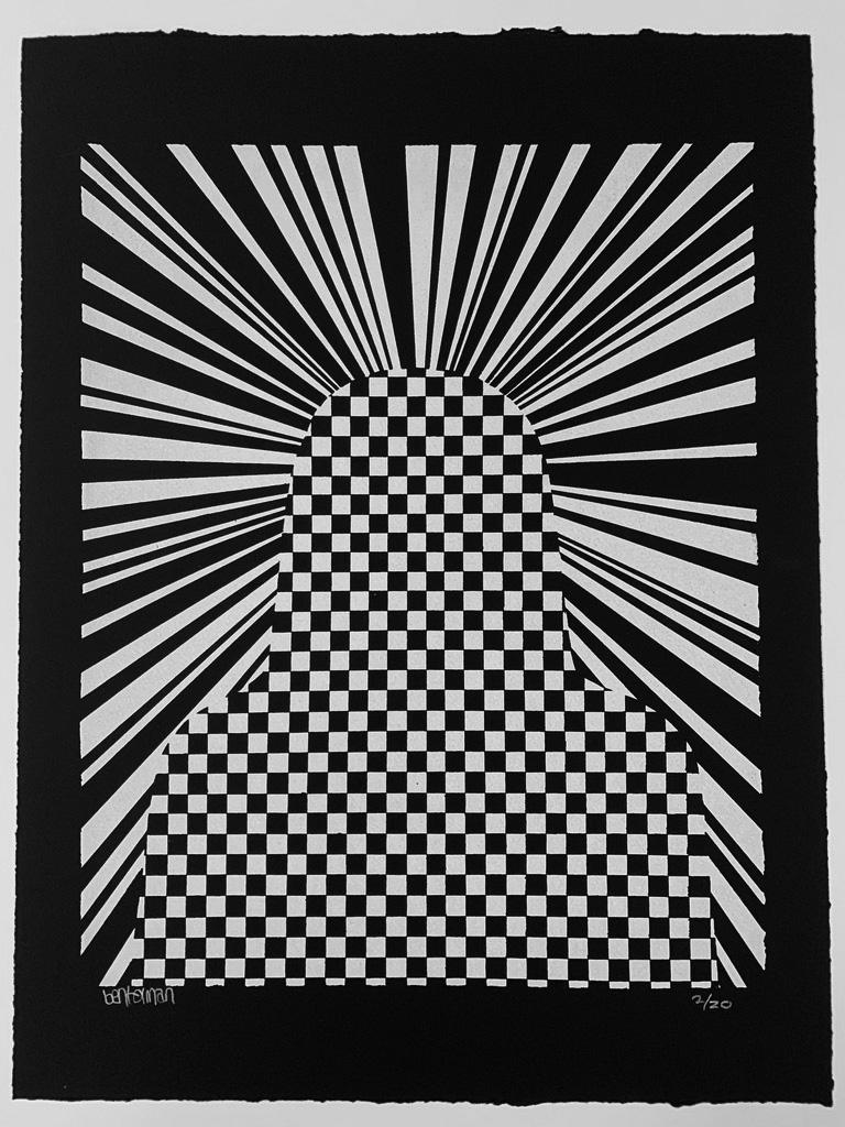 Ben Tolman "0001" Screen Print – Thinkspace Gallery